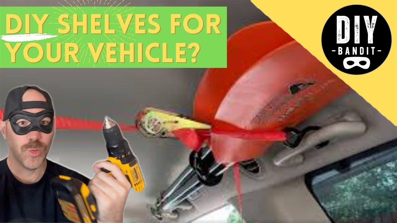🔥 How to Make DIY Shelves in Car / Vehicle Easily Store & Transport ...
