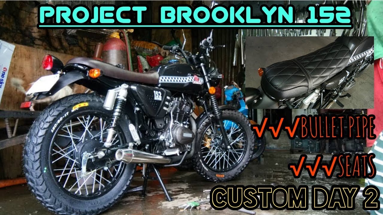 PROJECT BROOKLYN PART 2 | KEEWAY CAFE RACER 152 / BENELLI MOTOBI 152 ...