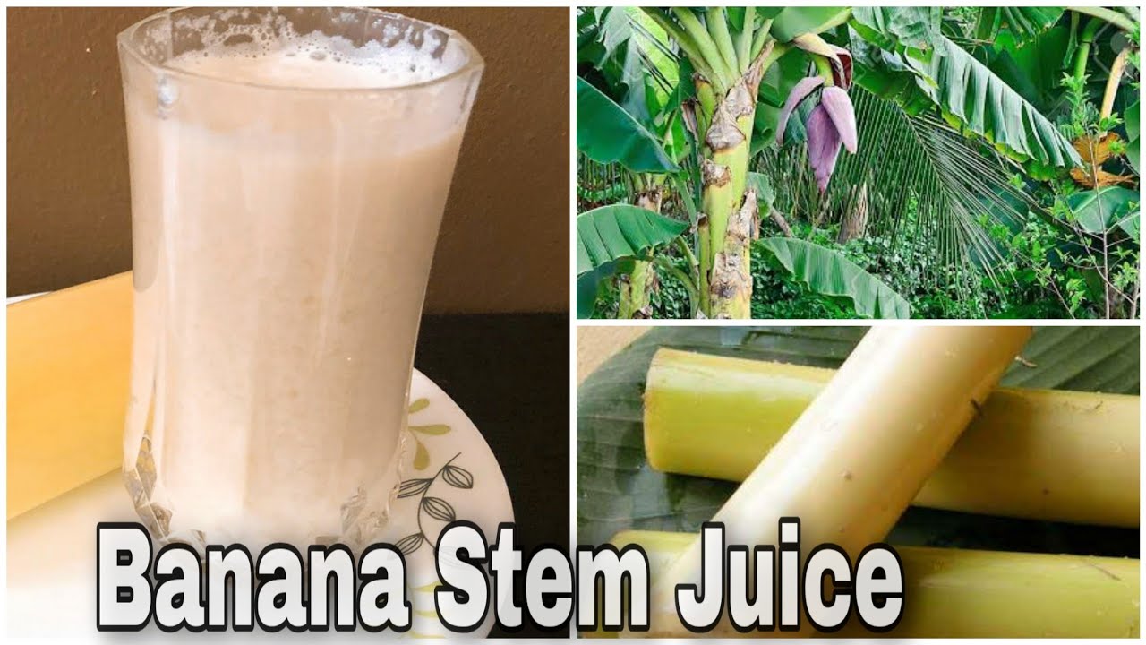 Natural & Healthy Body Detox Banana Stem Juice | வாழைத்தண்டு ஜூஸ் ...