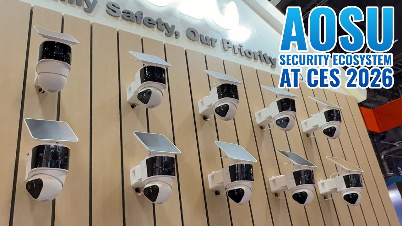 AOSU New Security Cameras at CES 2026 - YouTube