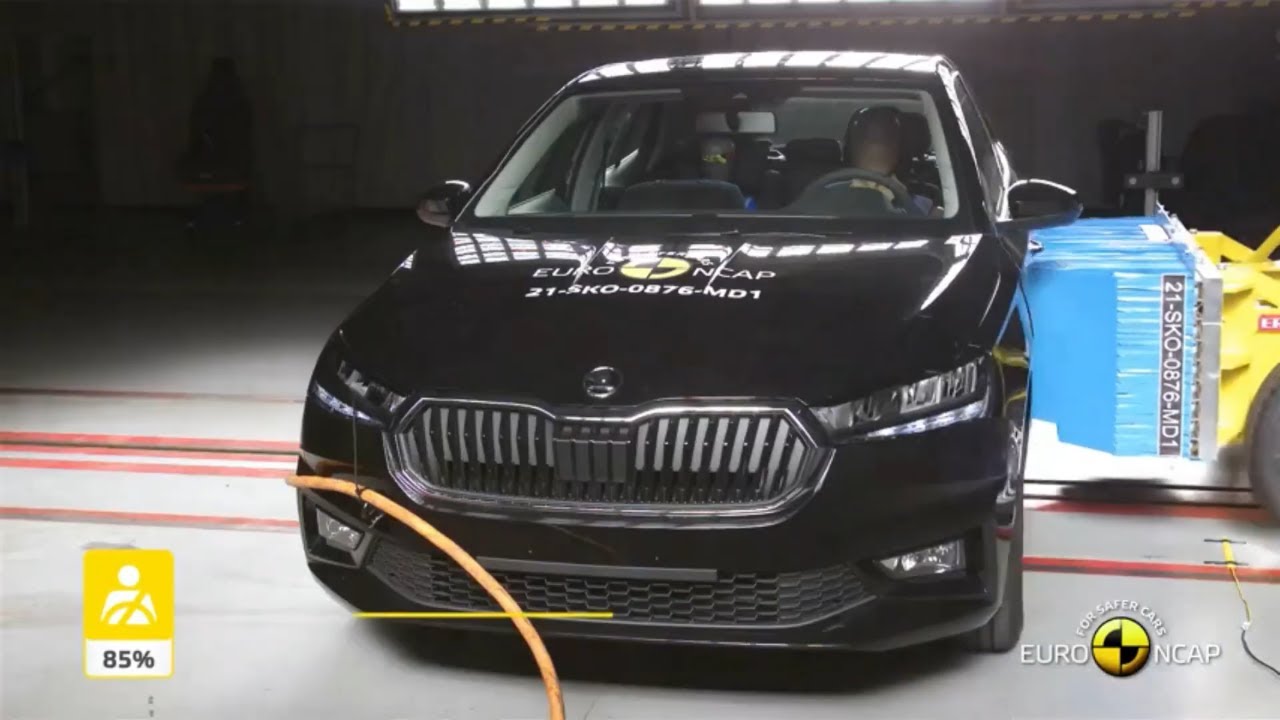 Skoda Fabia | Crash Test in Euro NCAP - YouTube