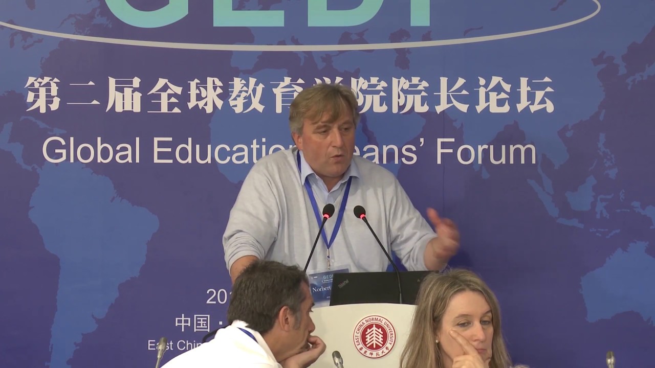 Dean Norbert Pachler's Talk at 2019 Global Education Deans Forum - YouTube