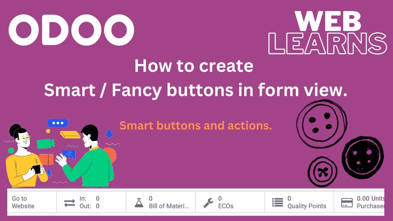 How To Create Smart Or Fancy Button In Form View Odoo View Tutorial how-to-create-smart-or-fancy-button-in-form-view-odoo-view-tutorial