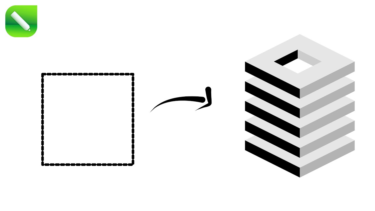 How to Create 3D Block In Corel draw desgin || silent graphic - YouTube