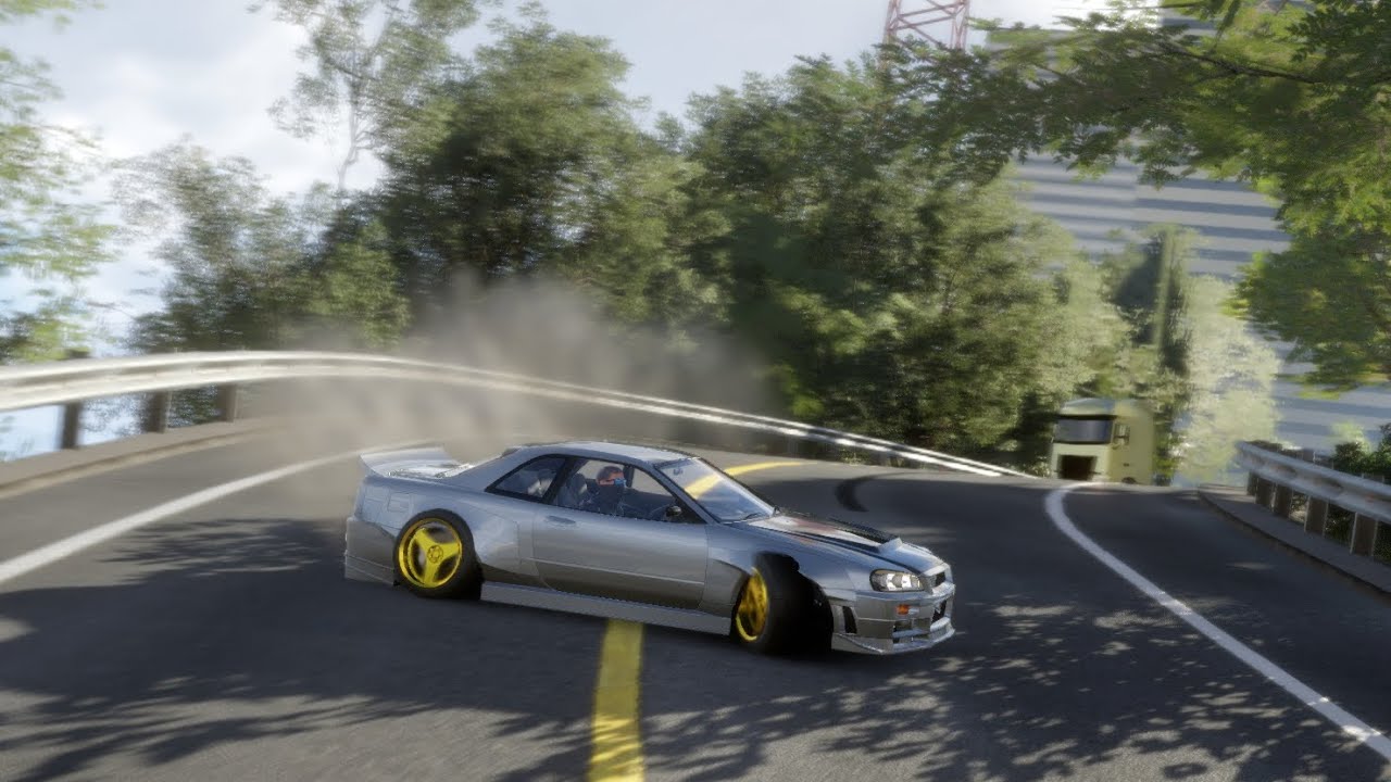 Nissan GTR R34 Skyline Top speed run - YouTube