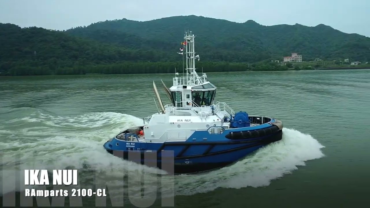 Tug Series: RAmparts 2100-CL Tug | IKA NUI | sea trial - YouTube