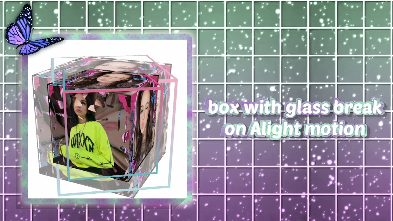 box with glass break tutorials | alight Motion - YouTube