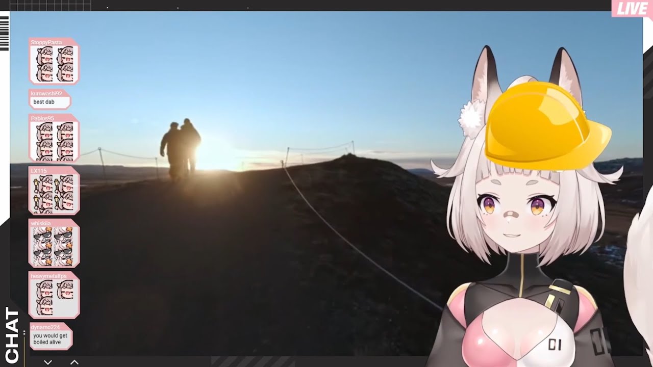 VTuber Shirahiko showed my Iceland Walk on her Twitch Stream - YouTube