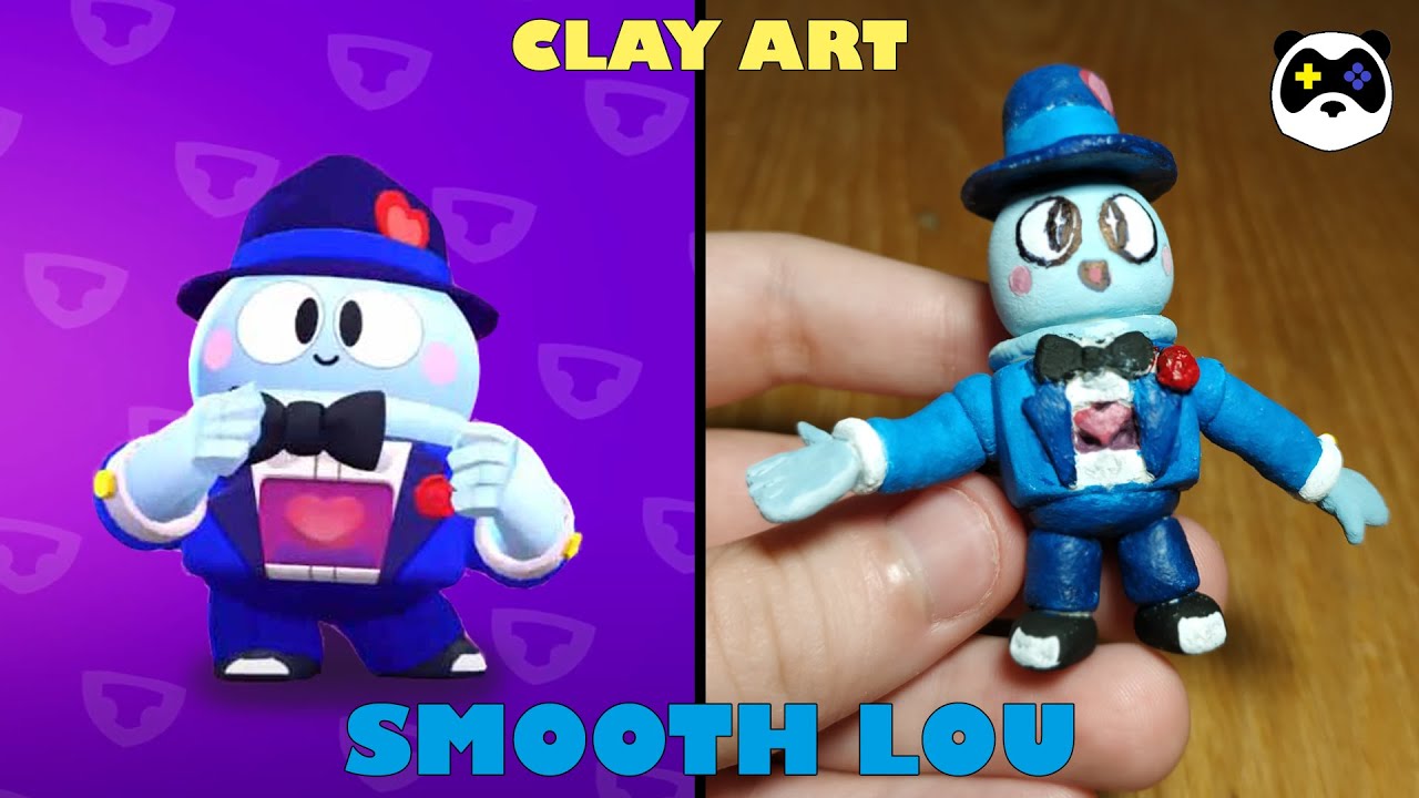 Making Smooth Lou With Air Dry Clay / New Skin | Brawl Stars: Starr ...