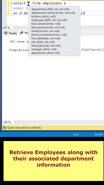 Sql Query Inner Join Coding Sql Sqlserver Youtube