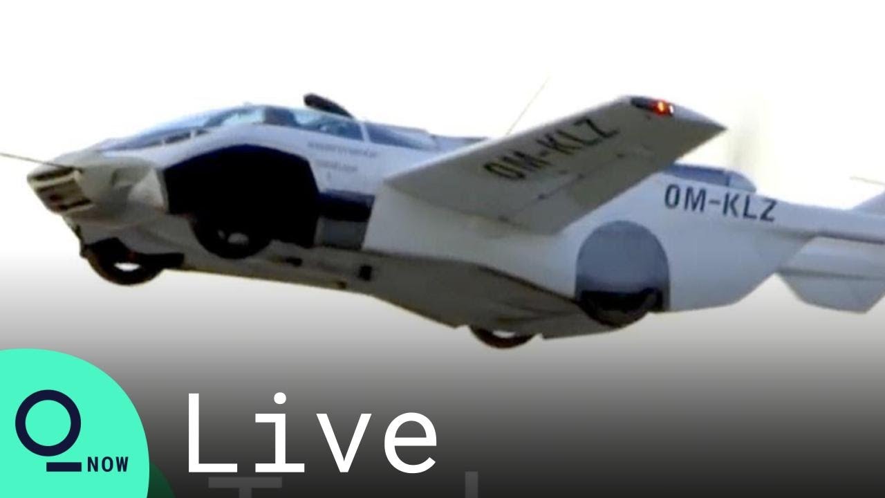 Flying Car Completes Maiden Flight in Slovakia - YouTube