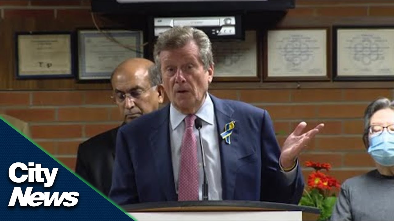 'It's not fair to the rest of the country' Toronto Mayor John Tory ...