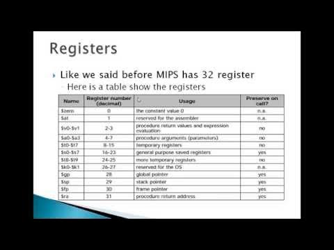 1 - Intro to MIPS assembly - YouTube