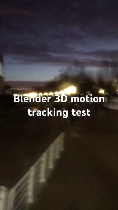 Blender 3D motion tracking example 1 - YouTube