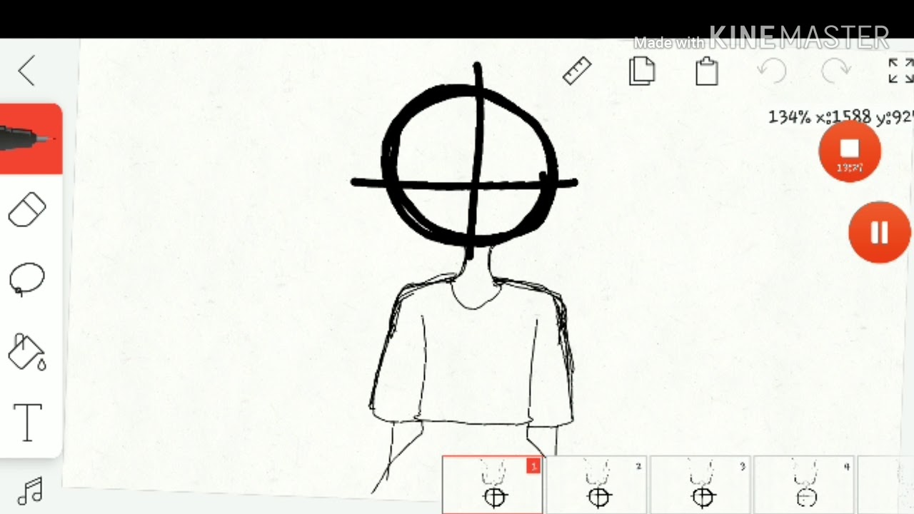 Spinning Character tutorial | Flipaclip| | remake| - YouTube