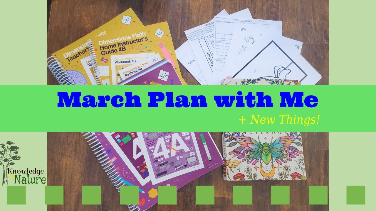 MARCH PLAN WITH ME || BEATING THE SPRING SLUMP - YouTube