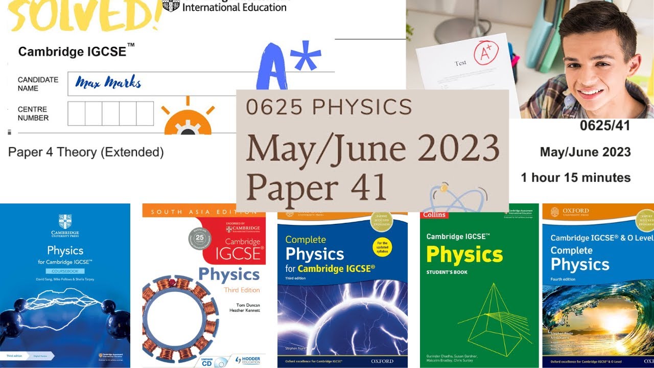 IGCSE Physics 0625 May June 2023 Paper 41 - YouTube