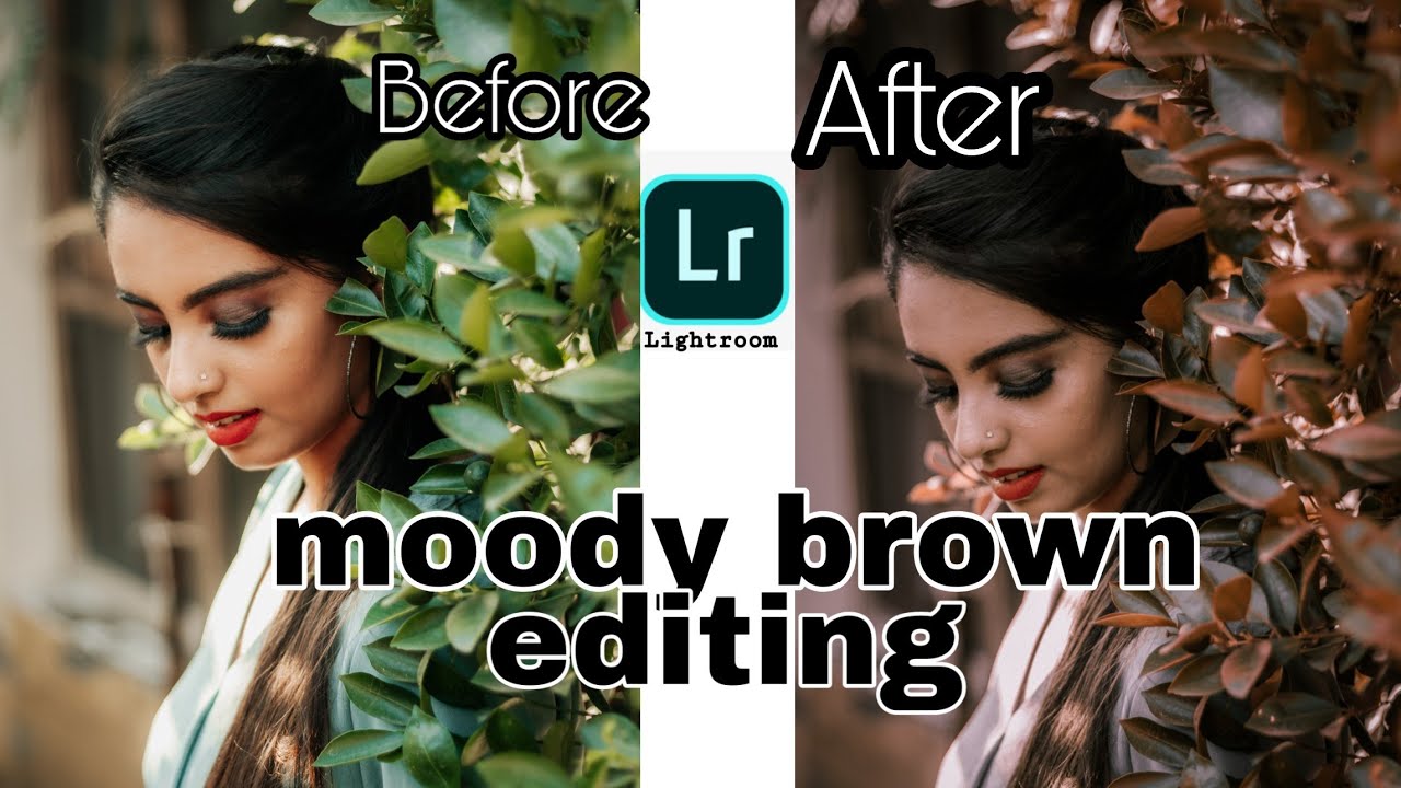 Moody brown editing |lightroom editing tutorial |അടിപൊളി ഫോട്ടോ ...