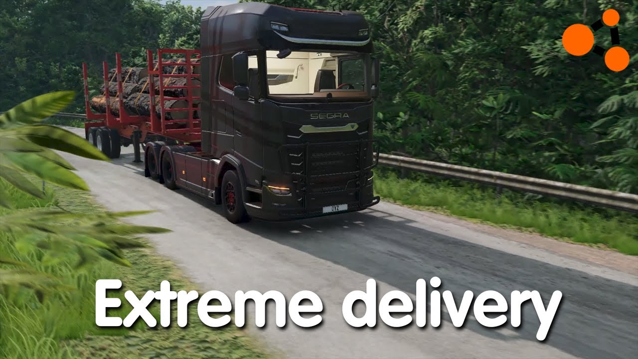 BeamNG.Drive - Extreme Truck Delivery (No commentary) - YouTube
