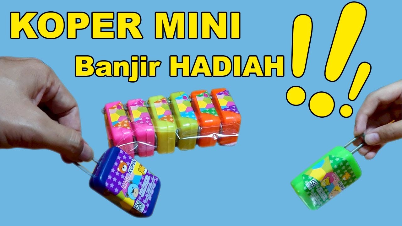 Koper Mini Berhadiah Mainan - Mainan Koper Mini Berisi Hadiah ...