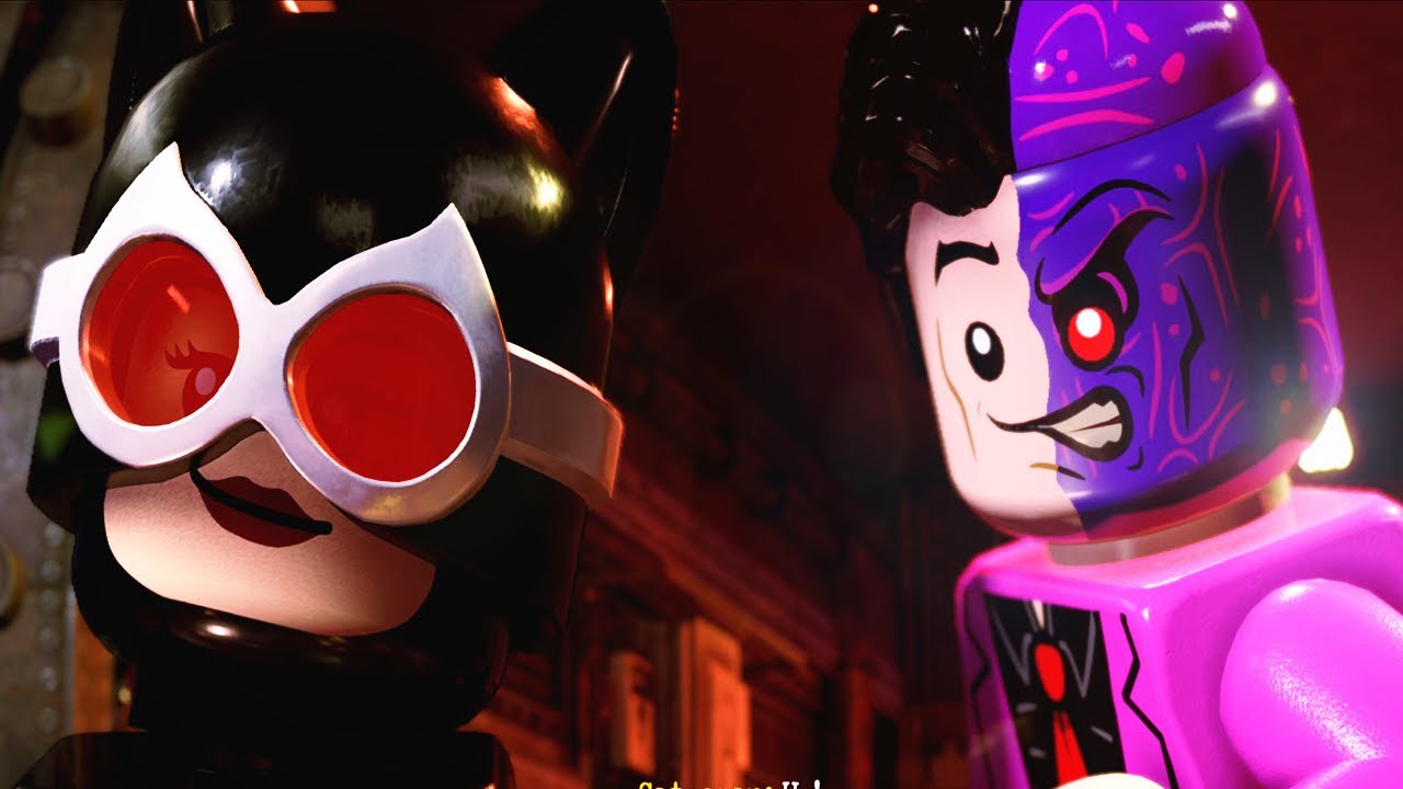 Lego DC Super Villains - Vault Scene / Catwoman & Two Face First ...