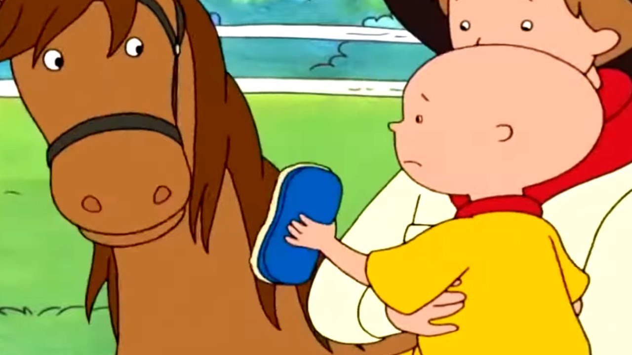 Caillou Rides a Horse | Caillou Cartoon - YouTube
