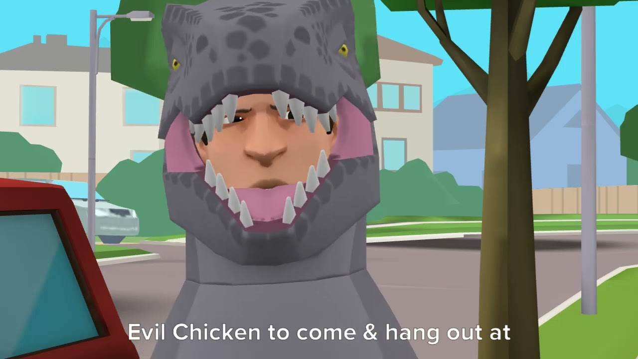 Evil Chicken goes to Dark Dinosaur's house while grounded/Grounded ...