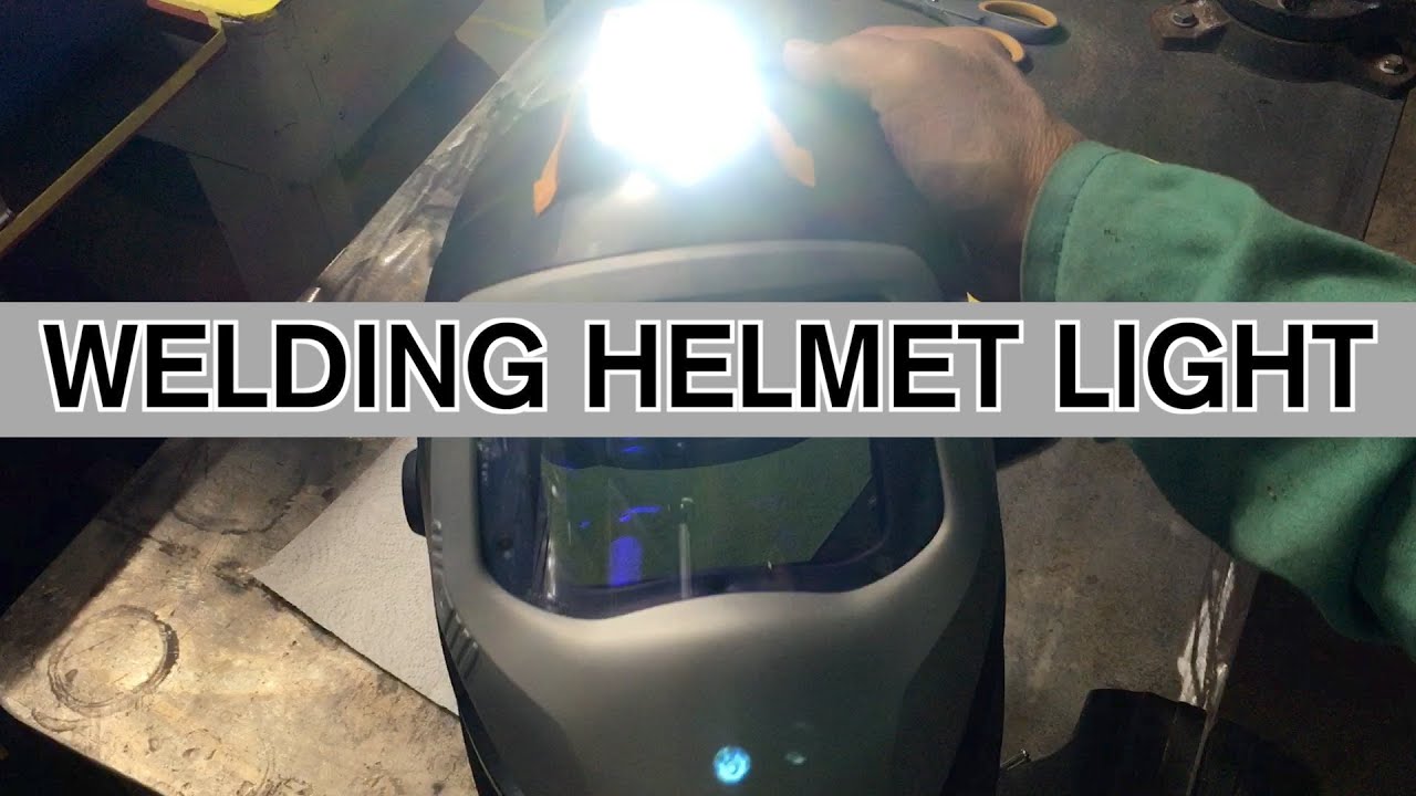 Welding Helmet Light DIY from Cardboard and Masking Tape. - YouTube