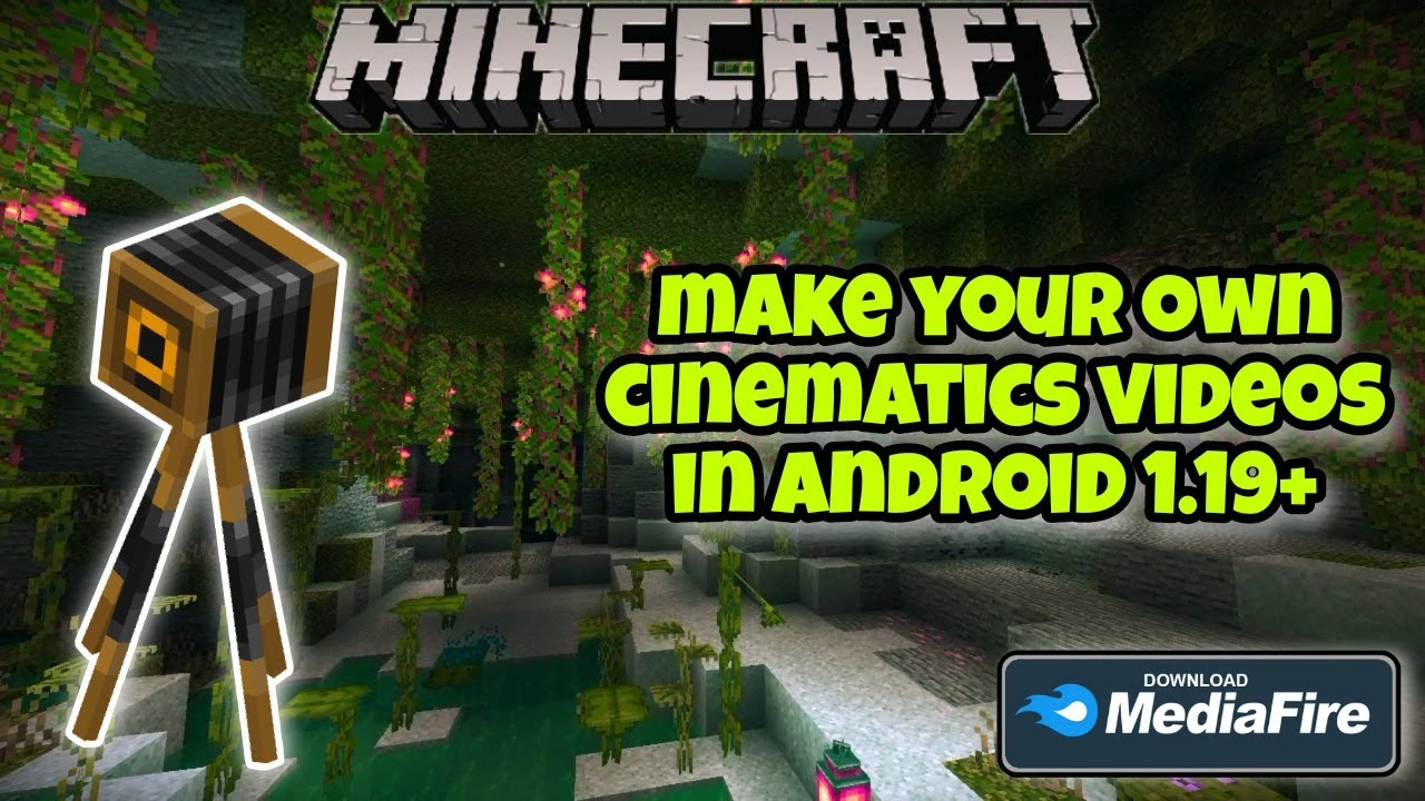 CINEMATIC MOD IN MINECRAFT 1.19.50+ | Camera mods download - YouTube