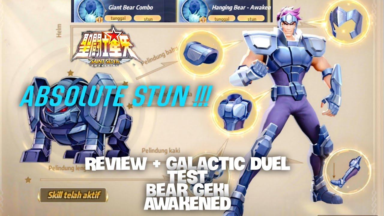 Review + Galactic Duel Test Repair Cloth Bear Geki - Saint Seiya ...
