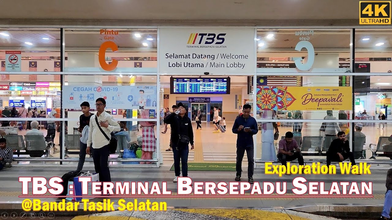 Exploration walk TERMINAL BERSEPADU SELATAN Terminal Bis Bandar Tasik ...