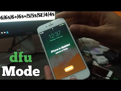 How to enter dfu mode iPhone 6/6+/6S/6S+/5/5s/SE/4/4s | How To: Get ...