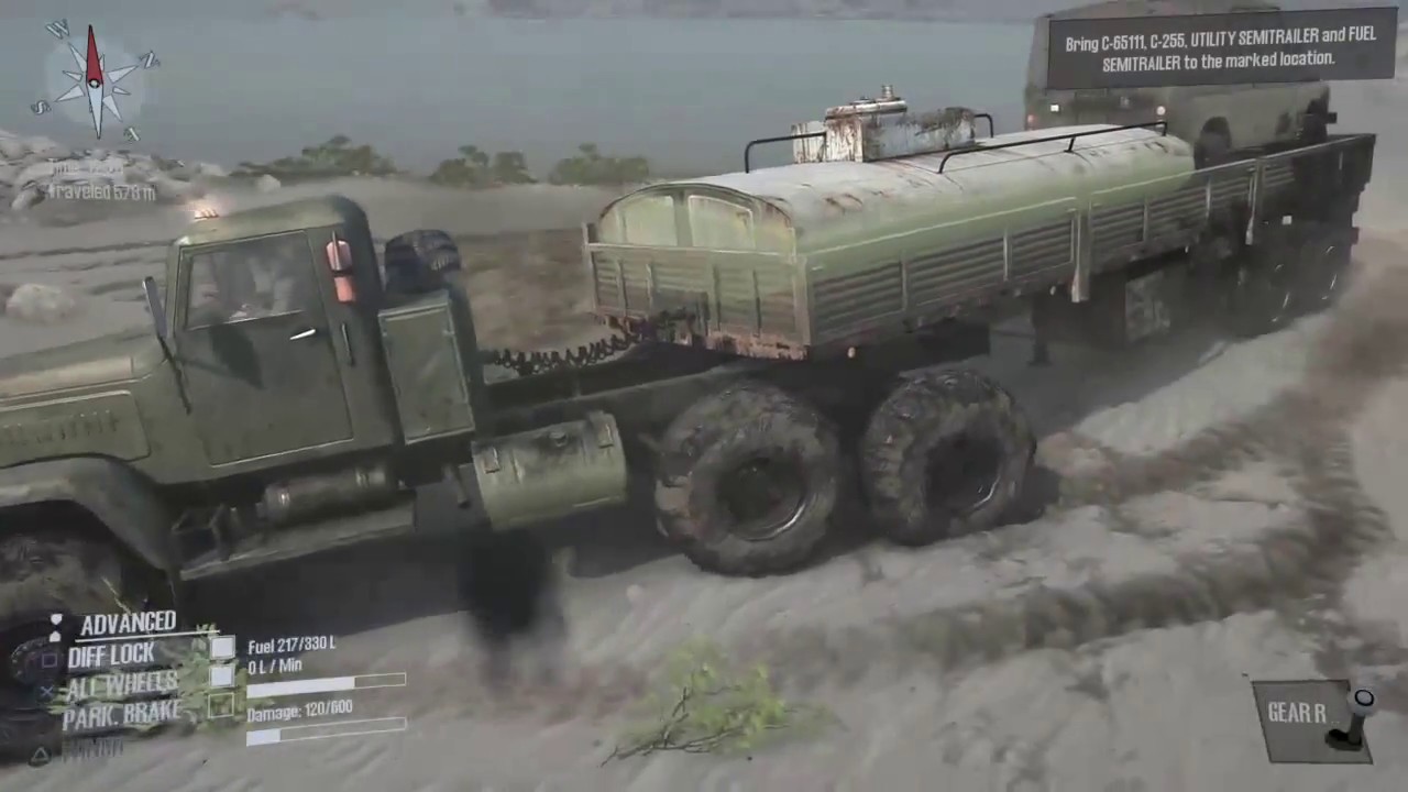 Mud Runner Delivery Mission The best way so far to get the truck out of ...