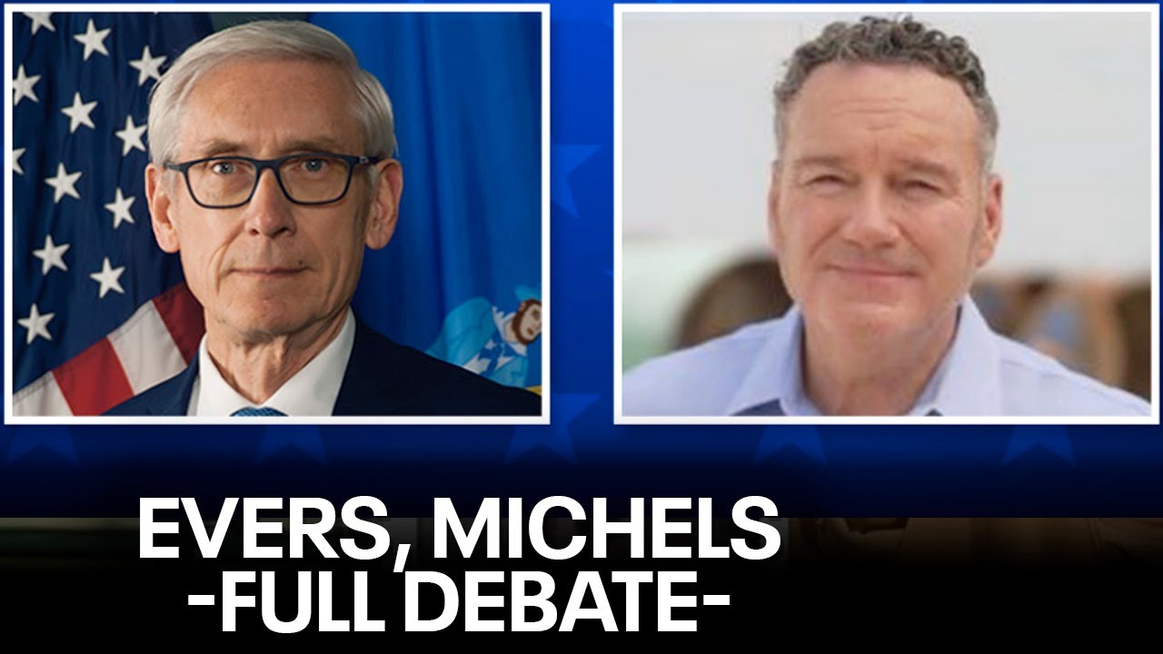 Governor debate: Wisconsin's Evers, Michels clash | FOX6 News Milwaukee ...