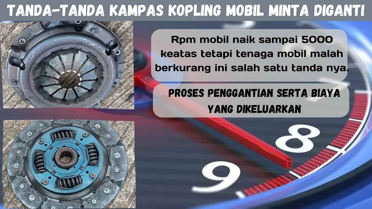 Tanda-tanda Kampas kopling bermasalah / minta di ganti salah satunya ...