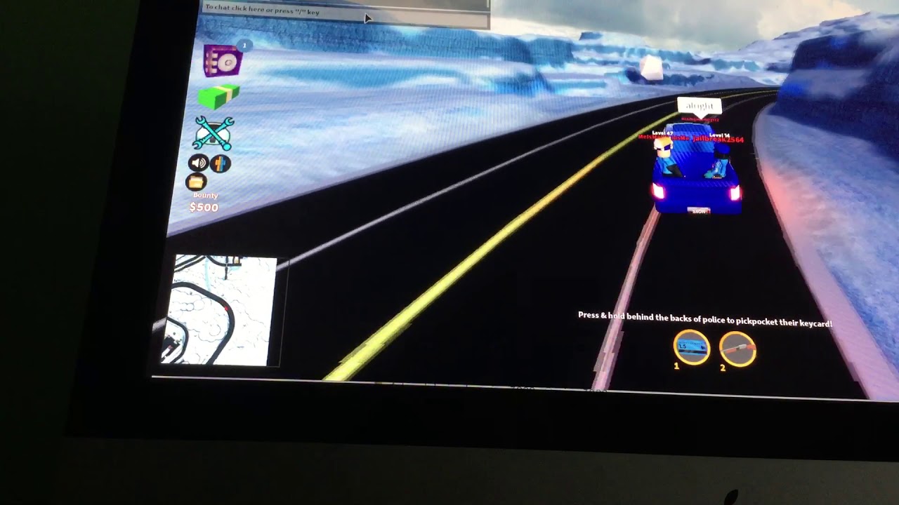 Jailbreak winter map funnny moment - YouTube