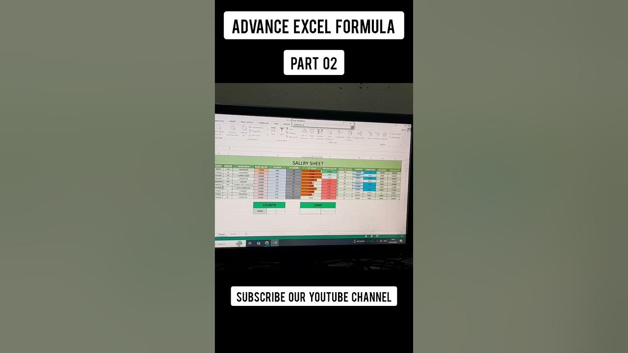 Advance Excel Formula #excel #excelformula #exceltips #exceltutorial # ...