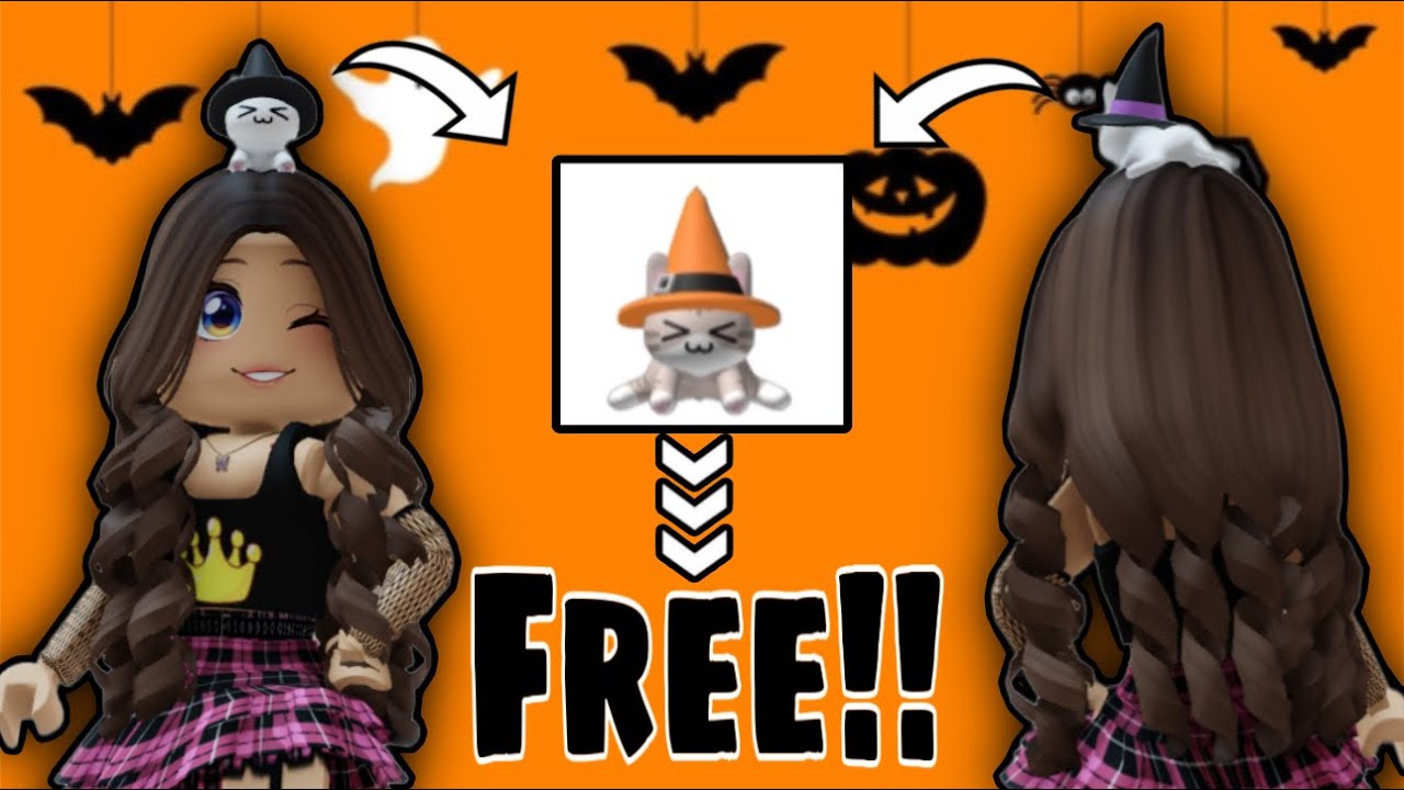 FREE HALLOWEEN CAT ROBLOX ACCESSORY! 🎃😍 Roblox free UGC - YouTube