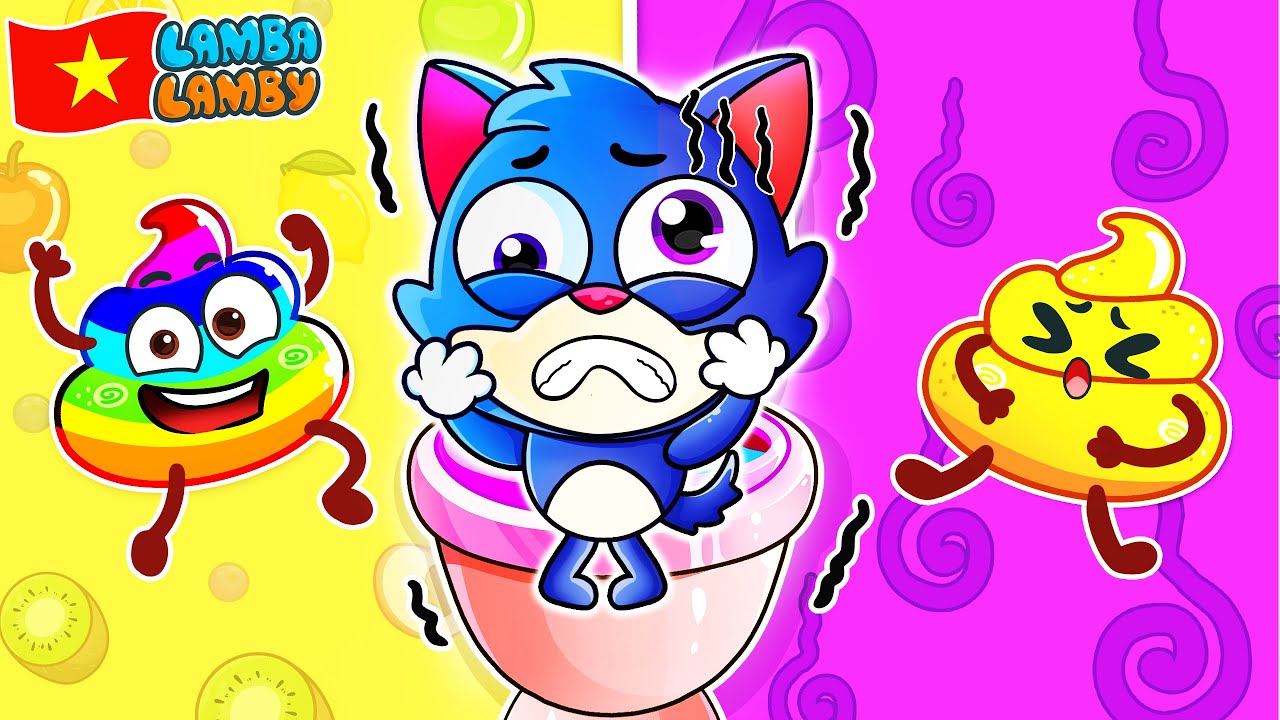 Đừng nhịn đi vệ sinh 🤢 Thói quen tốt cho trẻ em | Lamba Lamby Nhạc ...