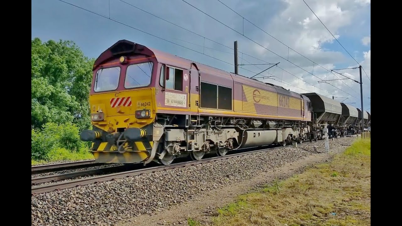 Locomotives Class 66 et Class 77 - Trains de Fret ECR - YouTube