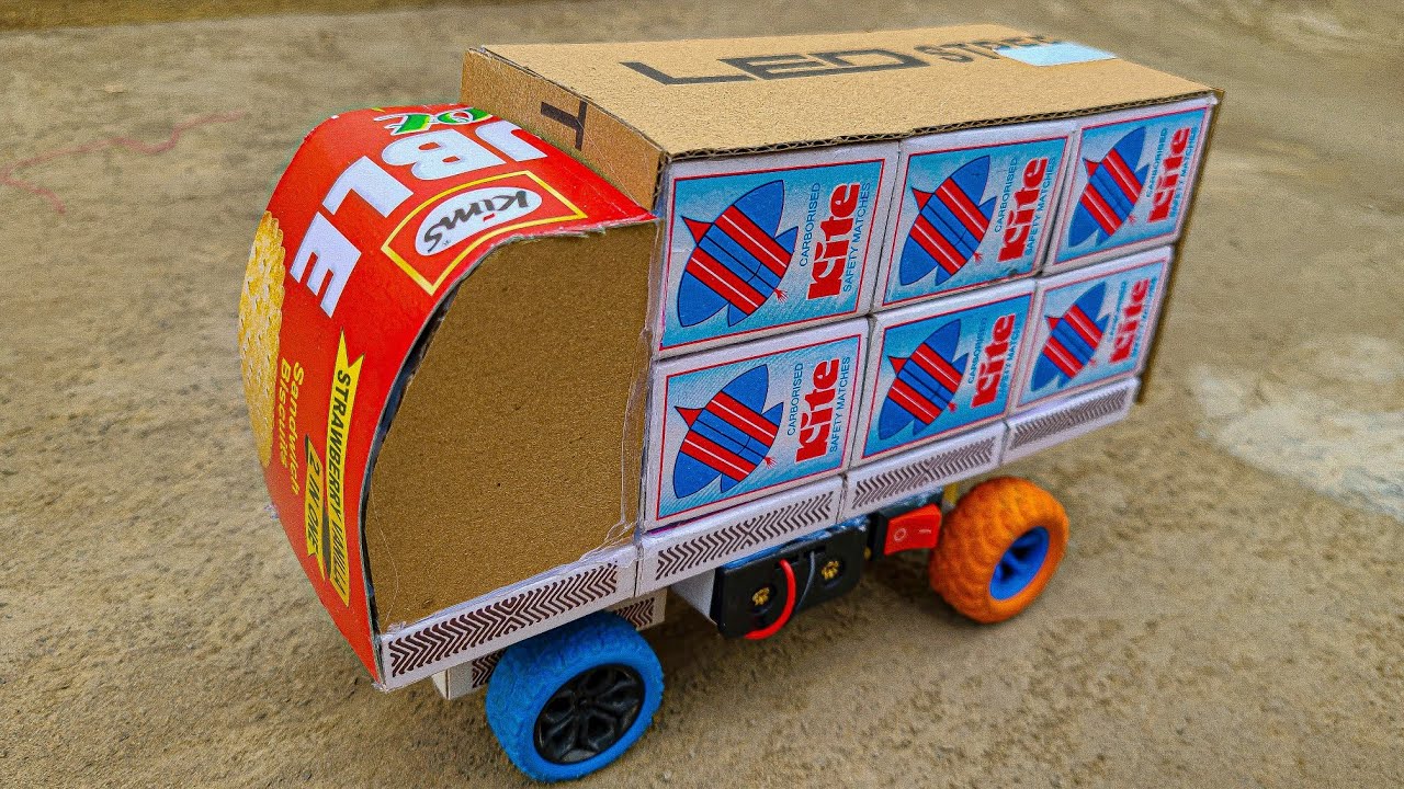 How Make A Matchbox Loader Truck 🚚-Cardboard Craft Idea. - YouTube