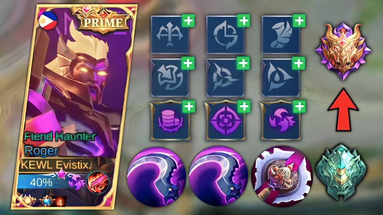 ROGER IS BACK TO THE META WITH THIS NEW BUILD AND EMBLEM | MLBB - YouTube