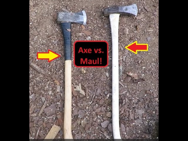 Splitting Maul Vs Axe Silverline Wood Splitting Maul Axe Fibreglass