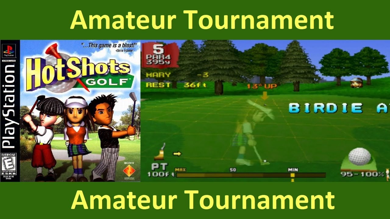 Hot Shots Golf PS1 Amateur Tournament - YouTube