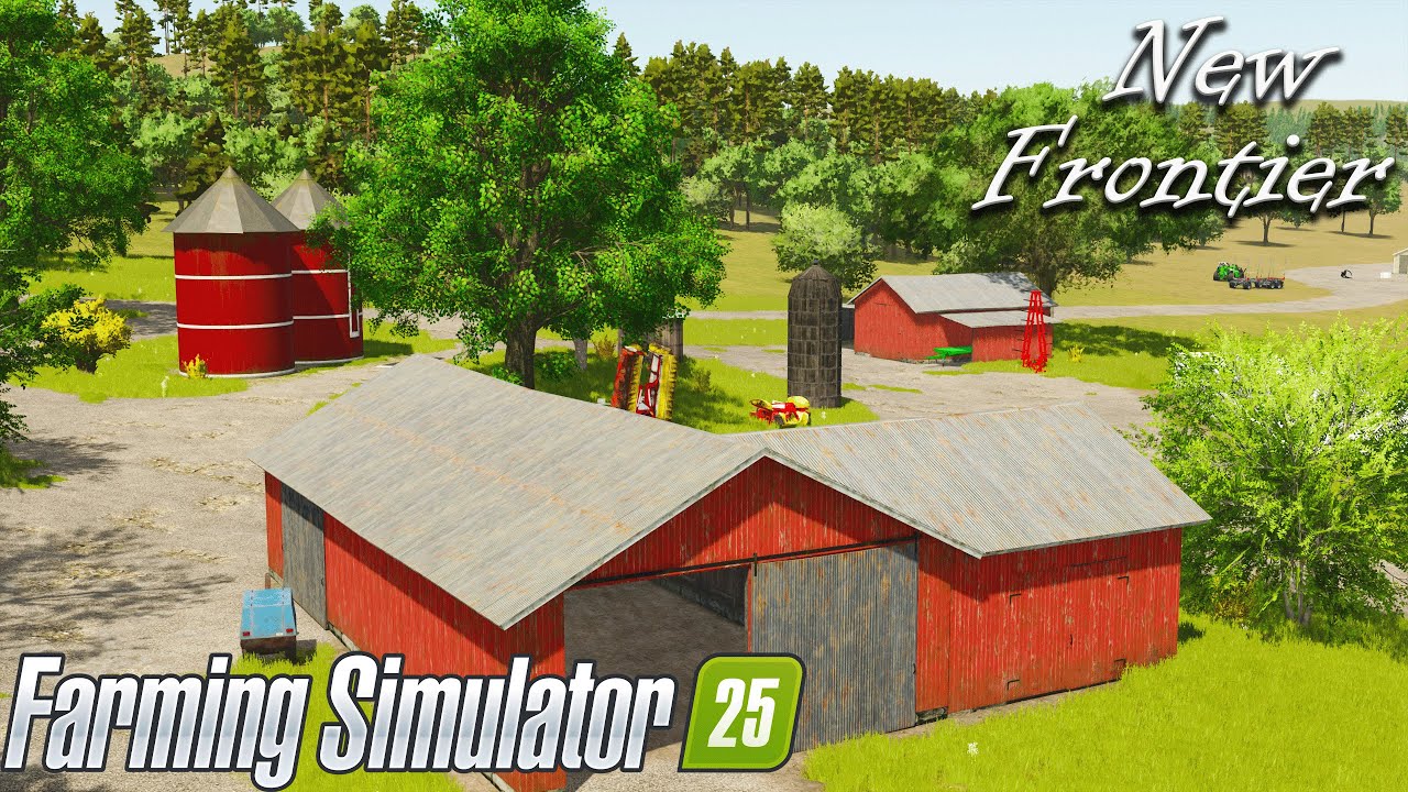 I'm finally building the farm!! Fs25 New Frontiers - YouTube