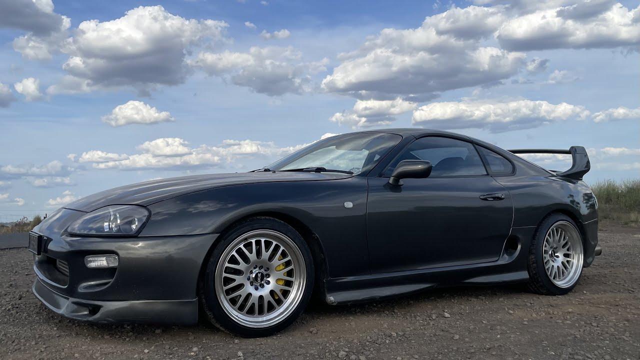 JZA80 2JZGTE supra gets a rewire for its Haltech - YouTube