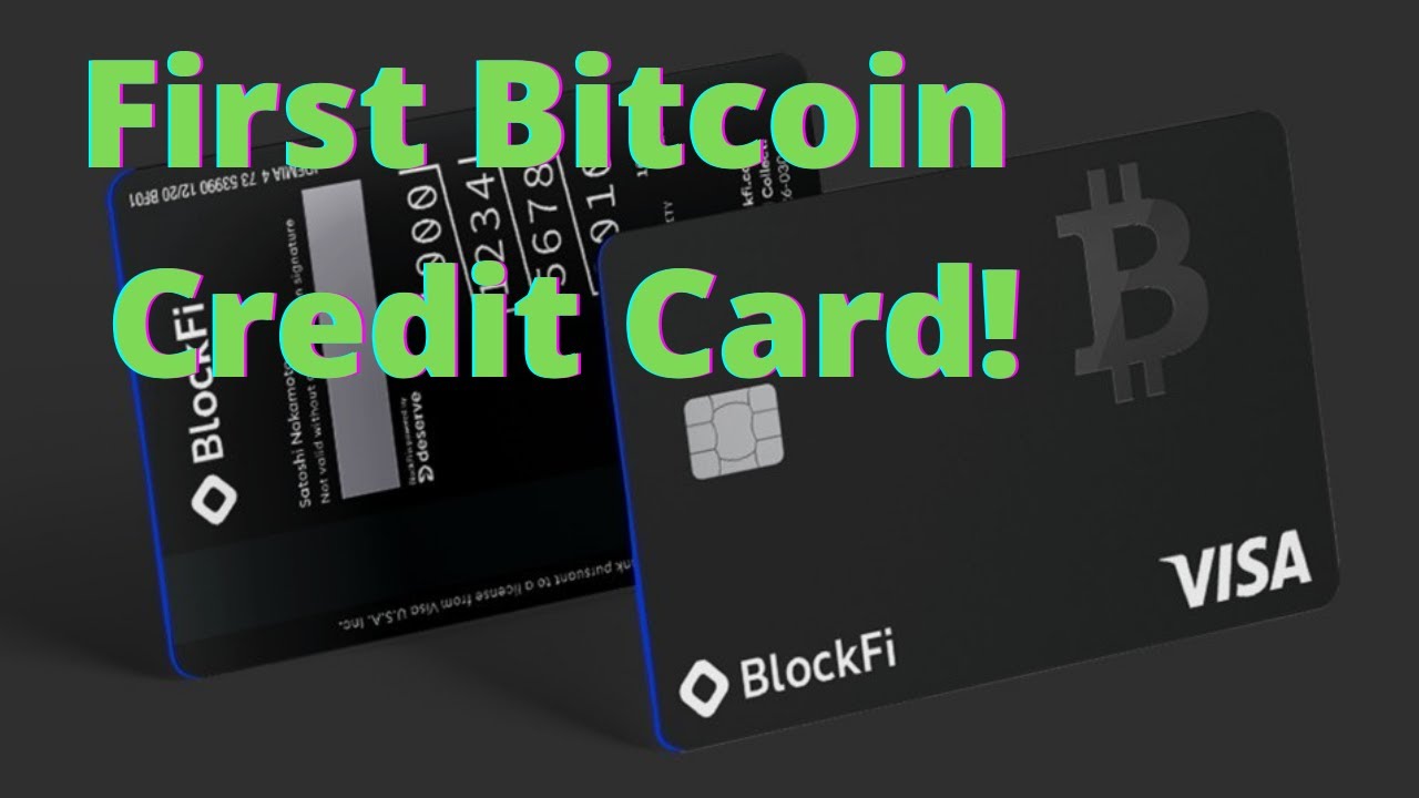 World First BITCOIN Credit Card! BlockFi Card Review - YouTube