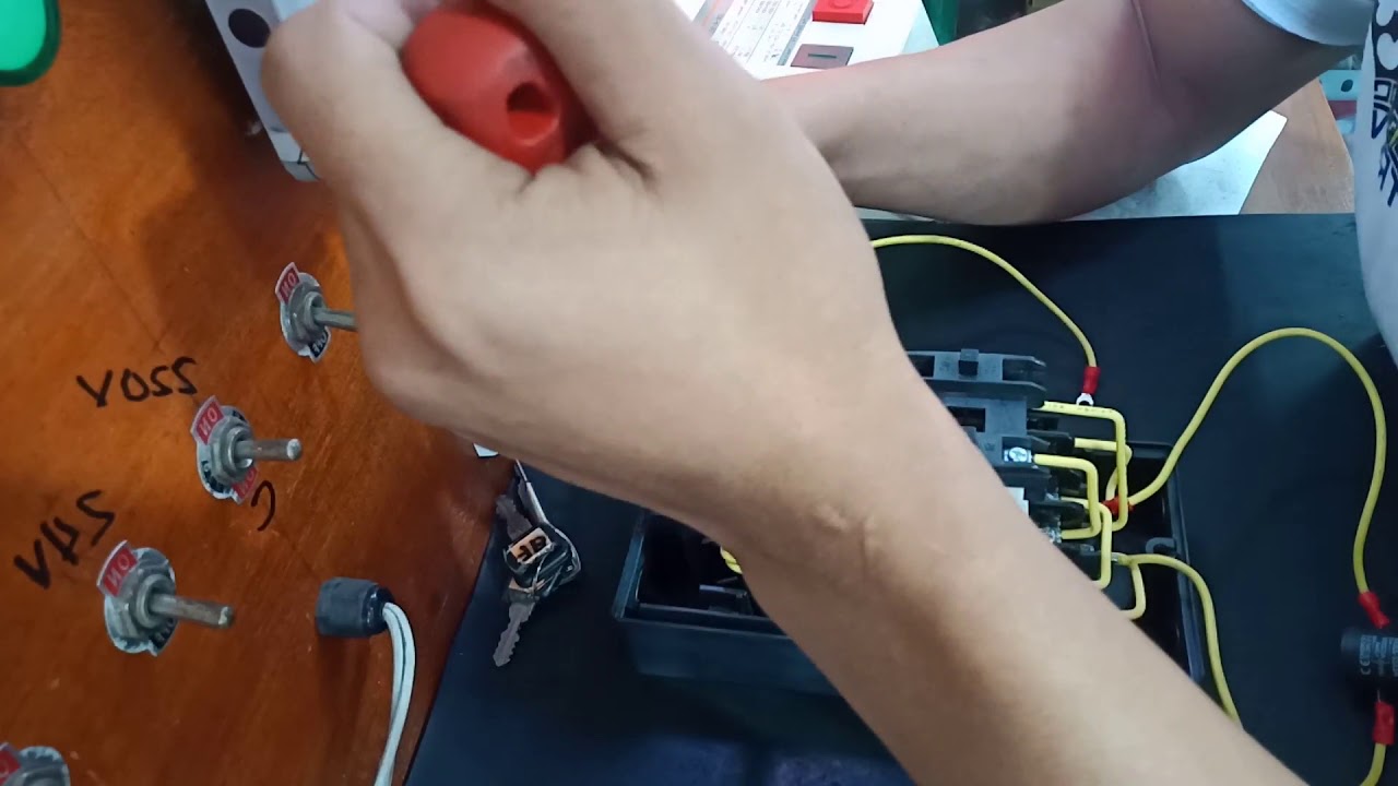 Motor Control with Indicator Light (Trev Electrical) - YouTube