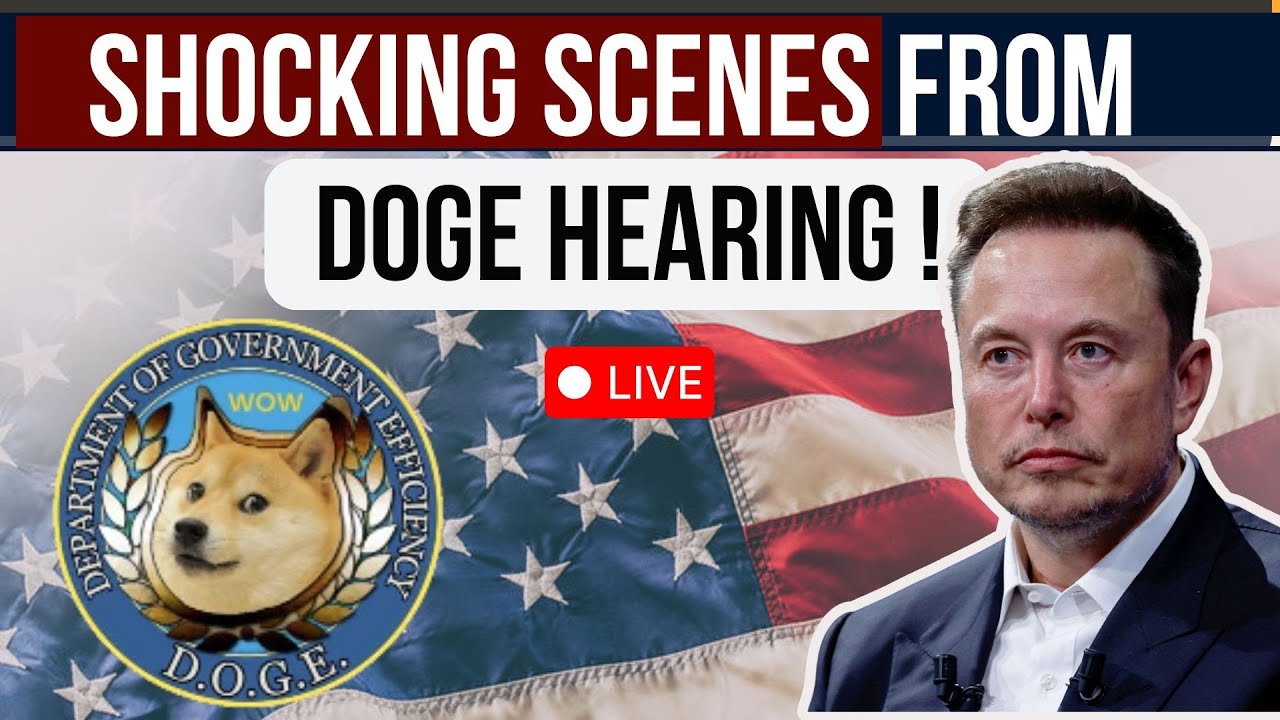 LIVE Doge Hearing | Department Of Government Efficiency Hearing | Elon ...