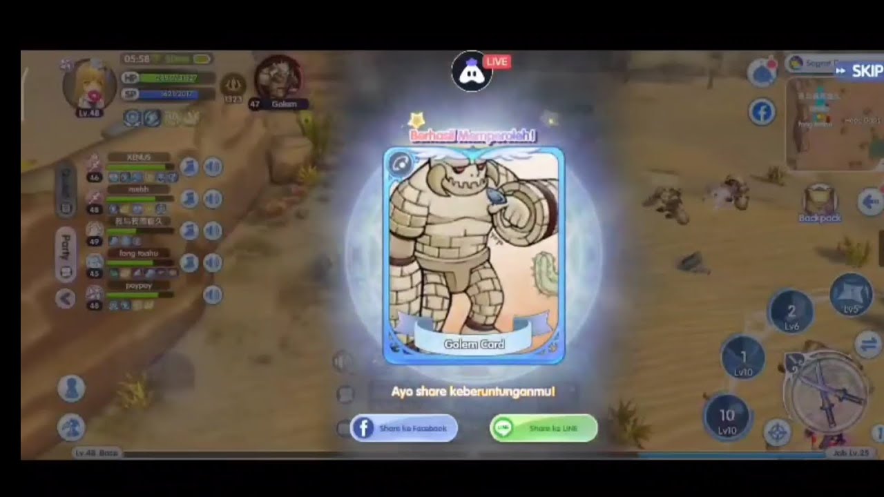 RAGNAROK X NEXT GENERATION || drop card golem - YouTube